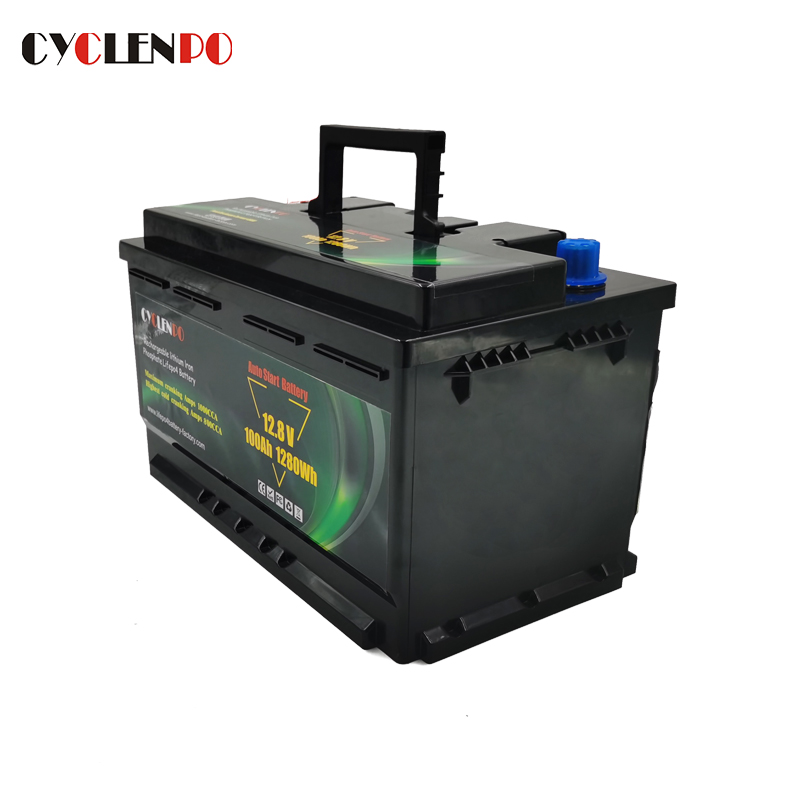 12V LiFePO4 Starter Battery, Lithium Cranking Battery, 100Ah Automotive ...