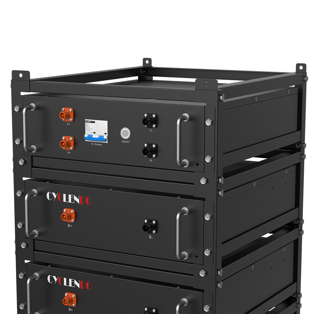 192v rack mounted battery for solar energy storage
