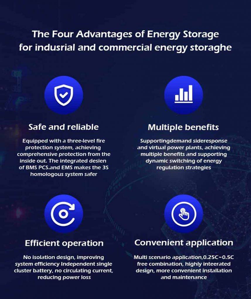 Commmercial Eenergy Storage System 100KW 232kw battery