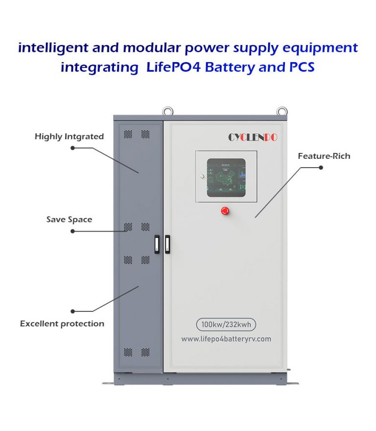 Commmercial Eenergy Storage System 100KW 232kw battery
